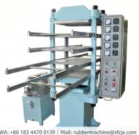 China Customized Rubber Powder Recycling Floor Tile Making Machine Mat Heating Vulcanizing Press for sale