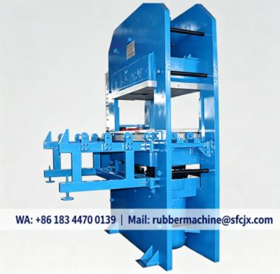 China High-Efficiency Frame Rubber Vulcanizing Machine with Automatic Push-Pull Mould System for sale