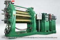 China Automatic Grade Three Roll Calender with PLC Control and Hard-Tooth Reducer for Rubber Making for sale