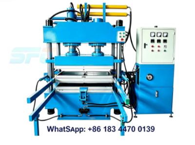 China Automatic Rubber Floor Tile with Production Line / Powder Recycling Floor Tile Making Machine Mat Heating Vulcanizing Press for sale