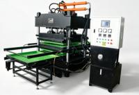 China Automatic Rubber Floor Tile with Production Line / Powder Recycling Floor Tile Making Machine Mat Heating Vulcanizing Press for sale