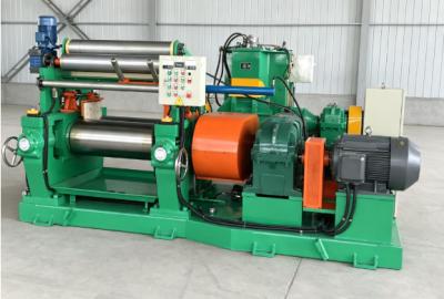 China High-Performance XK-400 Rubber Mixing Machine / Open Rubber Compounding Mill for sale