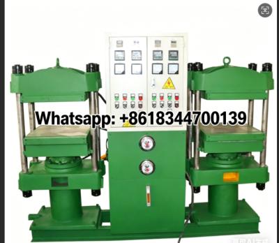 China Automatic Grade Twin Press with 2.50MN Total Pressure and Vertical Structure for Rubber Vulcanizing for sale