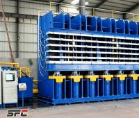 China Five Layer Plate Tire Tread Vulcanizing Press with 5 Working Layers, Low Energy Consumption, and Automatic System for sale