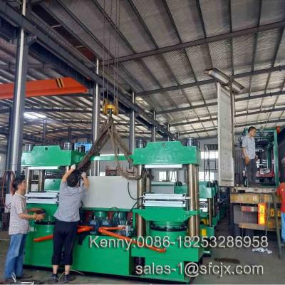 Китай Пресса двойной плиты вулканизируя/двухшпиндельная леча пресса с системой управления PLC продается