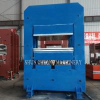 China Hydraulic Rubber Vulcanizing Press Machine with Automatic Pull-Push Device PLC Control and Customizable Plate Size for sale