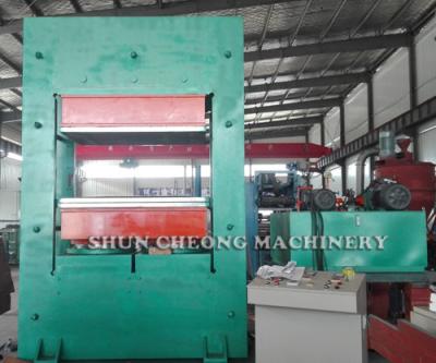 China 400T Total Pressure 1200x1200mm Plate Size Automatic PLC Control Rubber Vulcanizing Press for sale