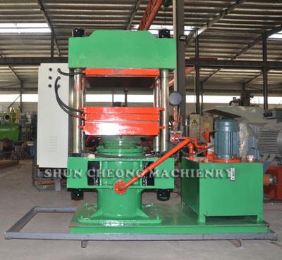 China Customized Automatic Hydraulic Rubber Vulcanizing Press Machine with Vertical Structure for sale