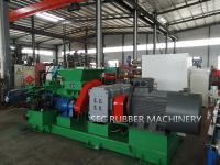 China Double Arm Feed Rubber Refiner Strainer Extruder With Horizontal Structure for sale