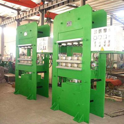 China Hydraulic Rubber Vulcanizing Press with PLC Control System for sale