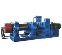 China Chilled Cast Iron Rolls Two Roll Mixing Mill with Automatic Thin Oil Lubrication and Welded Steel Frame for sale