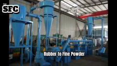 Crumb Rubber Grinder, Rubber Fine Powder Pulverizer