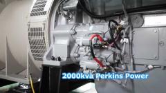 2000kva Perkins Diesel Generator Power Solution