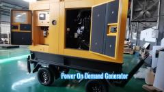 Trailer Diesel Generator Power On Demand