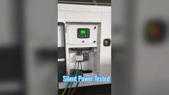 Silent Diesel Generator White Color Testing