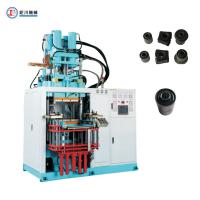 China Rubber Buffer Gel Block Making Machine Vertical Rubber Injection Molding Machine for sale