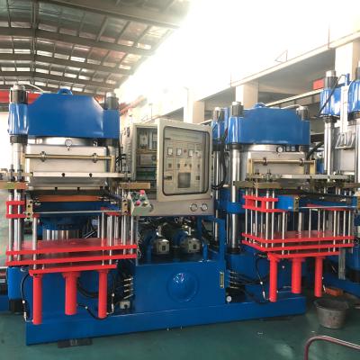 Китай Rubber Processing Machinery Hydraulic Press Machine Double Press Station To Make Rubber Seals For UPVC Pipes продается