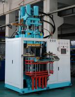 China Rubber Buffer Gel Block Making Machine Vertical Rubber Injection Molding Machine for sale