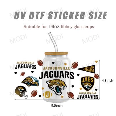 Cina UV DTF Transfer Cup Wrap Sticker per i palloni di vetro e le palle sportive Disegno del logo personalizzato in vendita