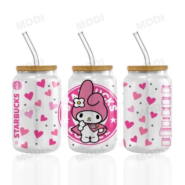 Quality Custom UV DTF Cup Wraps Transfer Printing Crystal Transfer Sticker UV DTF for sale