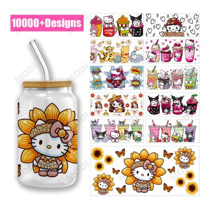 Cina Imaiwill Custom MOQ Etichetta di trasferimento di moda di alta qualità Film trasparente UV DTF Vaso di vetro Imballaggio Cartoon di trasferimento in vendita