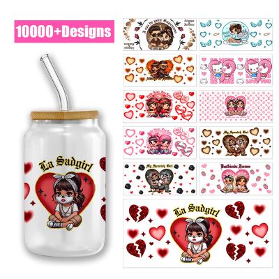 Cina UV DTF Cup Wrap Trasferimenti Per Coppe Wrap Custom Logo Libbey Glass Tumbler Per Stampa in vendita