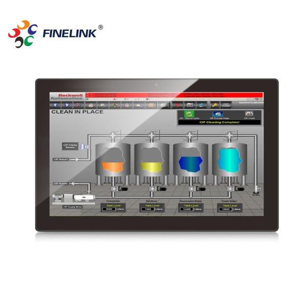Quality Embedded LCD Touch Screen Monitor 14 Inch Wall Mounted Capacitive for sale