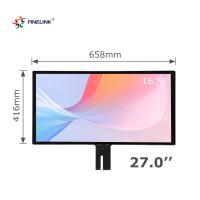 China 27 Inch Capacitive Touchscreen LCD Panel 16:9 10 Points G+G Industrial Display for sale
