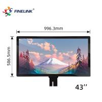 China 42 Inch Capacitive Multi Touch Screen Overlay Kit USB RS232 10 Points for sale
