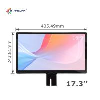 China 17.3 Inch G+G Capacitive Multi Touch Screen 10 Point Touch for Industrial Monitor for sale