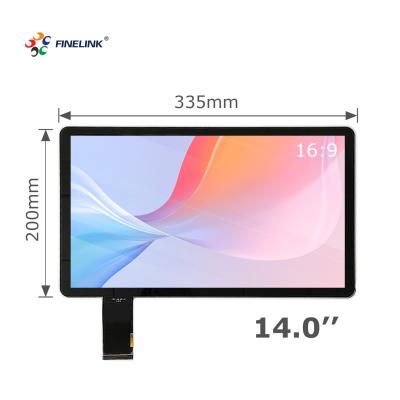 China 14 inch capacitieve touch panel met anti-glare oppervlaktebehandeling aspect ratio 16 9 Te koop
