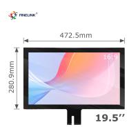 China OEM 19.5 Inch PCAP Touch Panel Capacitive G+G Structure 10 Point Multi Touch for sale