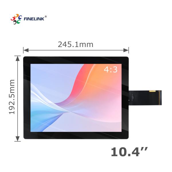 Quality PCAP Multi Touch Display 10.4 Inch USB LCD Capacitive Touch Panel for sale