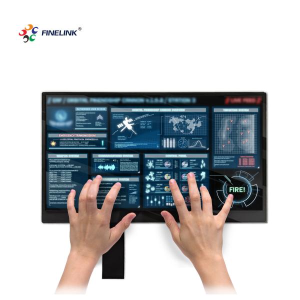 Quality USB I2C Interface Multi Touch PCAP GG 15.6 Inch Capacitive Touch Panel for POS for sale