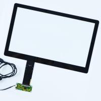 China 15.6 Inch Industrial Open Frame Capacitive Touch Screen 10 Point Multi-Touch Black for sale