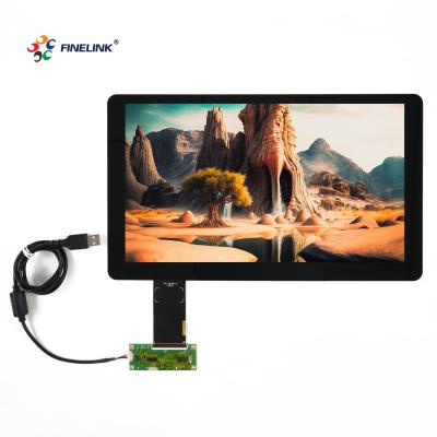 China Gehard glas 13,3 inch Multi Point Touch geprojecteerd capacitieve touchpaneel Te koop