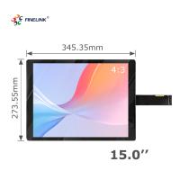 China 15.6 Inch G+G Capacitive Touchscreen Panel 10 Point Multi-Touch for Education for sale