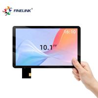 China 10.1 Inch Industrial Capacitive Touch Screen LCD Custom Panel 10 Points Multi Touch for sale