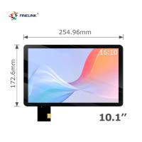 China 10.1 Inch Open Frame PCAP Waterproof Touchscreen Panel I2C USB 10 Points for sale