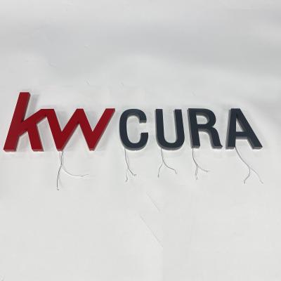 China Custom 3d metal lettering backlight LED logo lettering acrylic backlight logo for sale