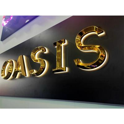 China Custom Led Illuminated Advertising Backlit 3d Neon Led Letter Light Sign for sale