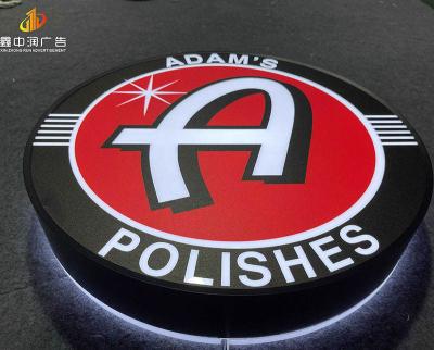 China Factory Customized Wall Mount Logo Light Box Backlight Letters Shop Sign Board for sale