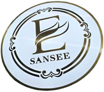 China Custom double sided illuminated round backlit acrylic light 3d metal led advertising light boxes for sale