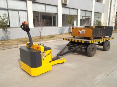 China Electric Towing Tractor/Head 5Ton with Hook,Gemany FREI Tiller and Vertical Driving System for sale