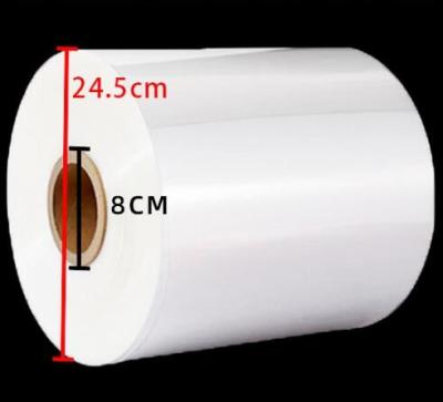 China Low Temperature Soft  Pof Heat Shrink Film , Pof Folded Thermoplastic  Heat Shrink Packaging Film for sale