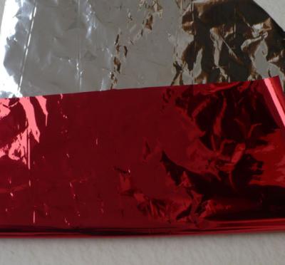 Cina Poliestere film d'oro rosa carta film metallizzato Cina film rosso carta lucida lago profondo blu nastro di foglio di alluminio in vendita