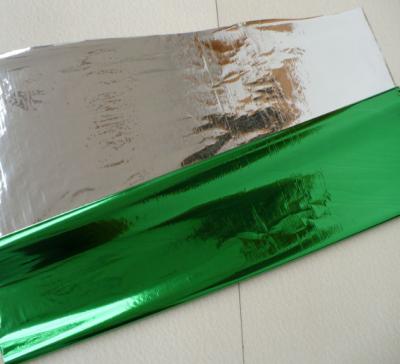 Cina Poliestere film d'oro rosa carta film metallizzato Cina film rosso carta lucida lago profondo blu nastro di foglio di alluminio in vendita