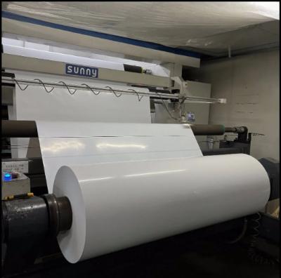 Primer Coating Matt White Pet Film for Electronic Adhesive Label Facing Material