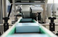China 30-200pcs/Min Flat Bottle Labeling Machine 0.75kw Automatic For Box for sale