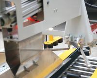 China Express Warehouse Carton Case Sealer Flaps Folding Automatic Box Taping Machine for sale